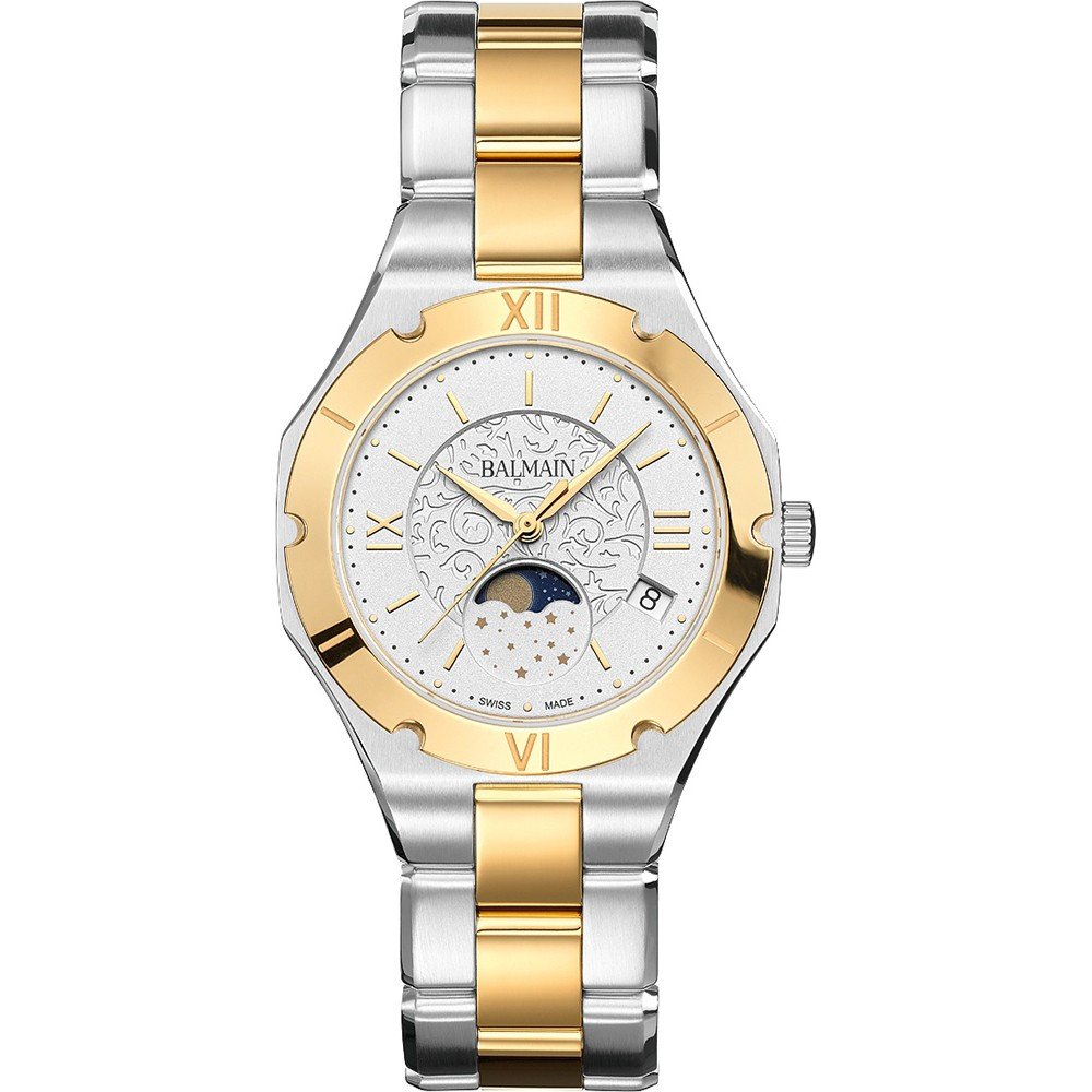 Balmain Be B4592.39.12 Be Balmain Moonphase Watch • EAN: 7613102086525 ...