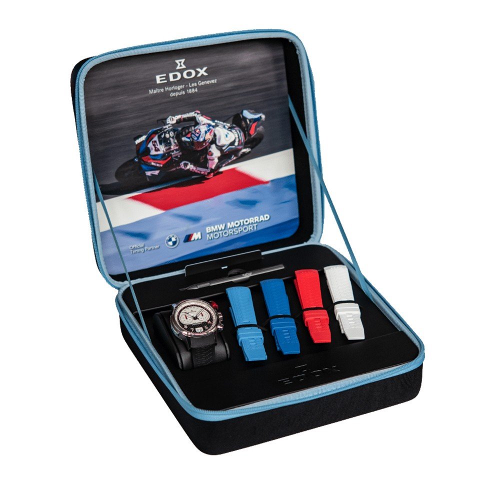 Edox Chronorally 38003-TINR-CANBR Chronorally 45 - BMW Motorsport Watch ...