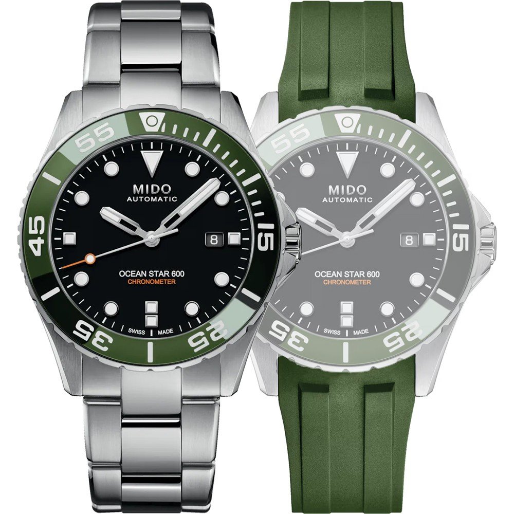 MIDO Ocean Star M0266081105101 Ocean Star 600 Chronometer Watch • EAN ...