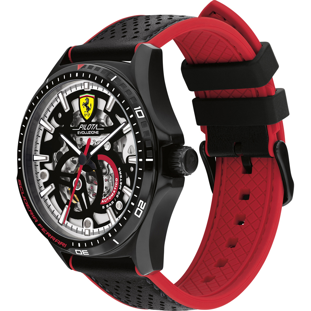 Scuderia Ferrari 0830837 Pilota Evo Skeleton Watch • EAN: 7613272431385 ...
