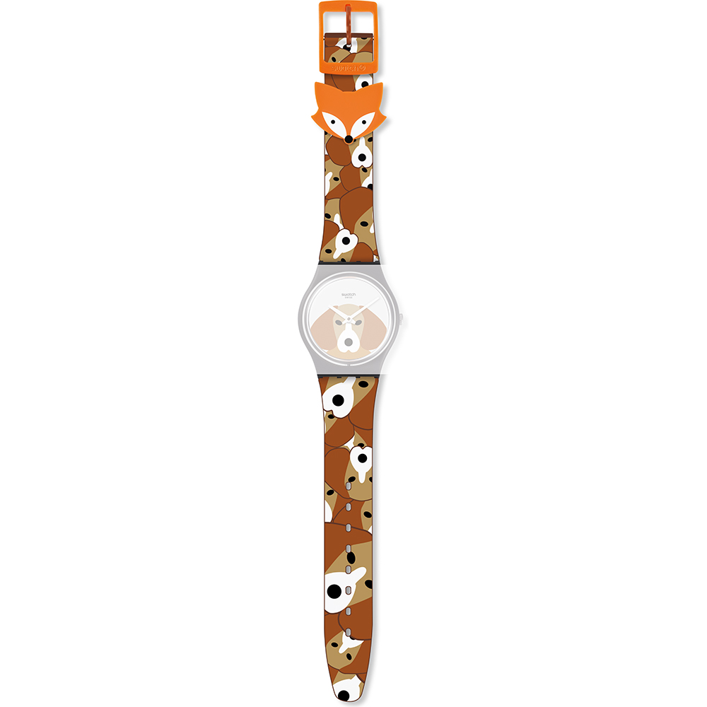 Swatch Standard Gents Strap AGM188 GM188 Fox The Dog Strap • Official ...