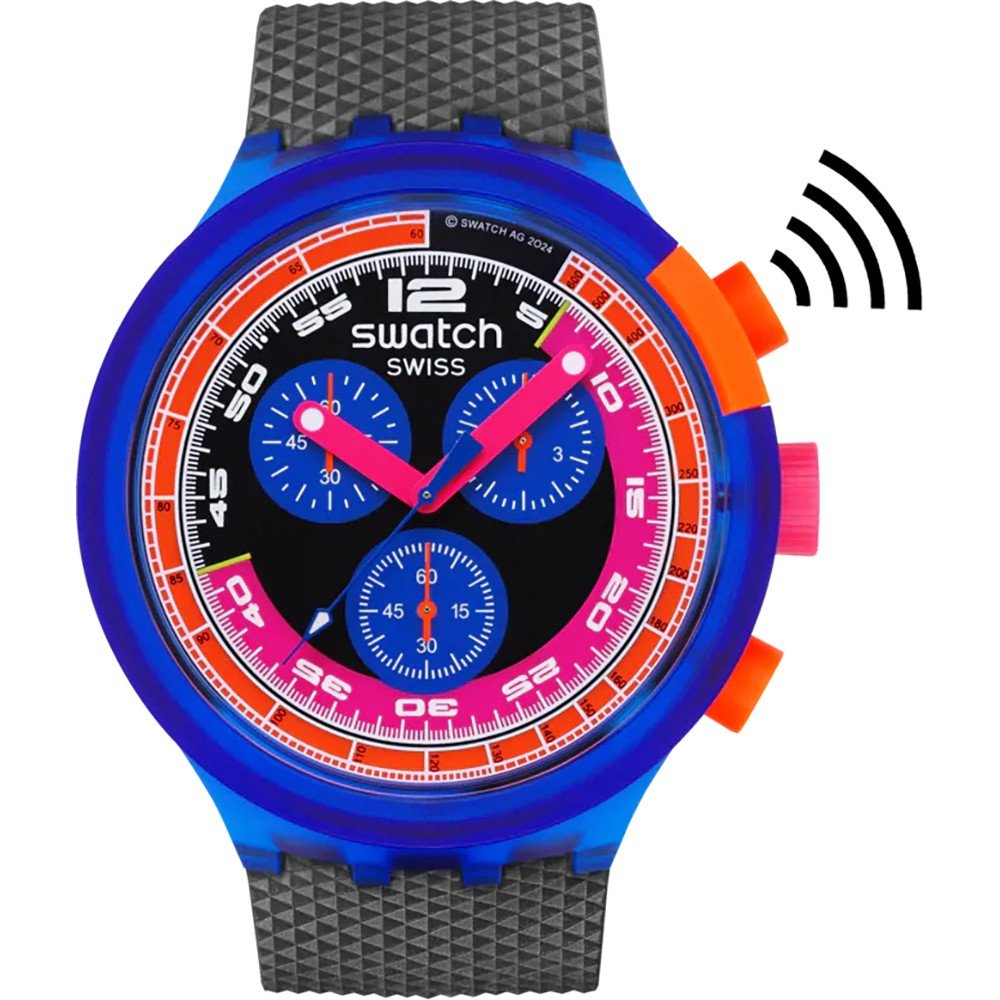 Swatch Big Bold SB06N101-5300 Neon party to the Max Pay! Watch • EAN ...