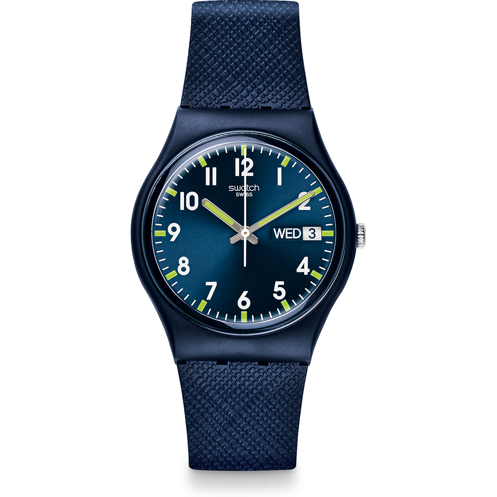 Swatch Originals Medium (34mm) SO28N702 Sir Blue Watch • EAN ...