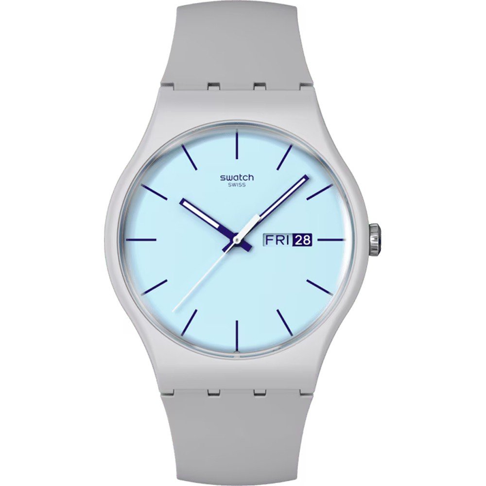 Swatch Originals Large (41mm) SO29M702 Blueberry Sky Watch • EAN ...